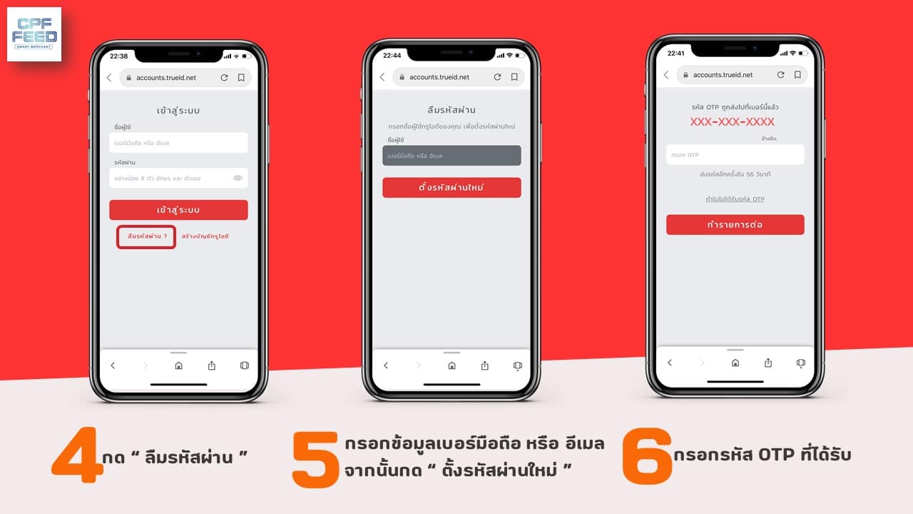 วิธีการสมัคร TrueID - CPF Feed Solution
