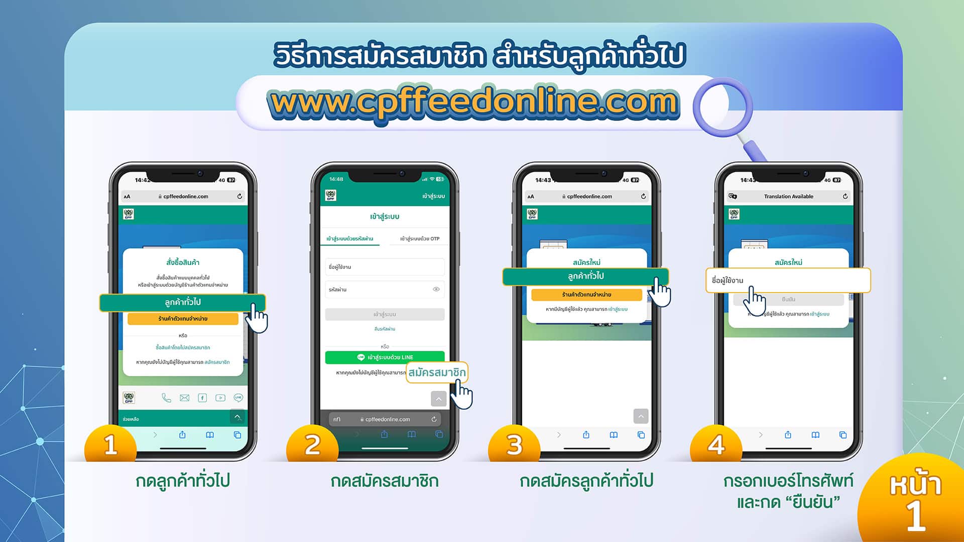 คำถามที่พบบ่อย Q&A - CPF Feed Solution